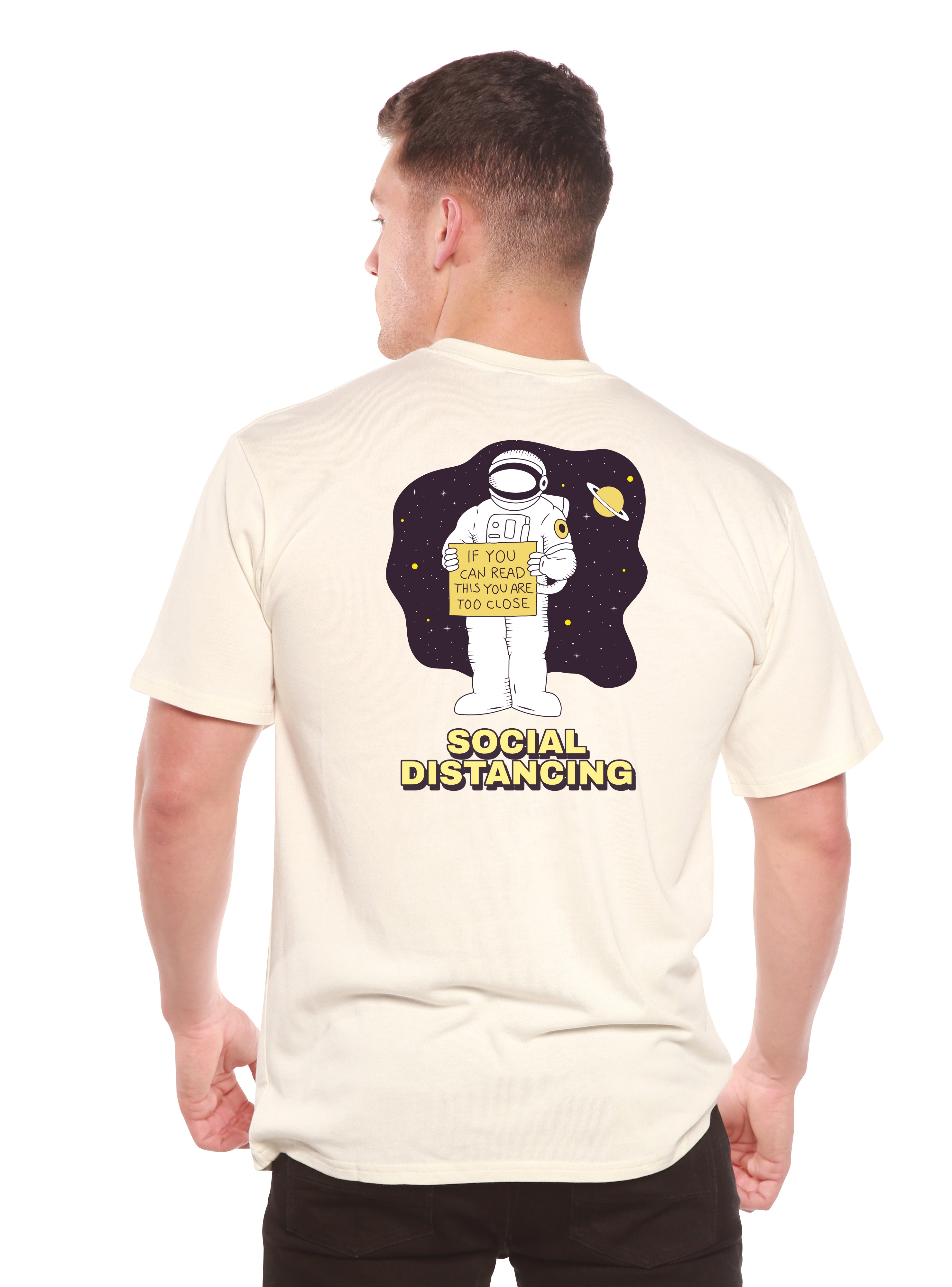 Social Distancing Men's Bamboo Short Sleeve Printed T-Shirt – Spun Bamboo